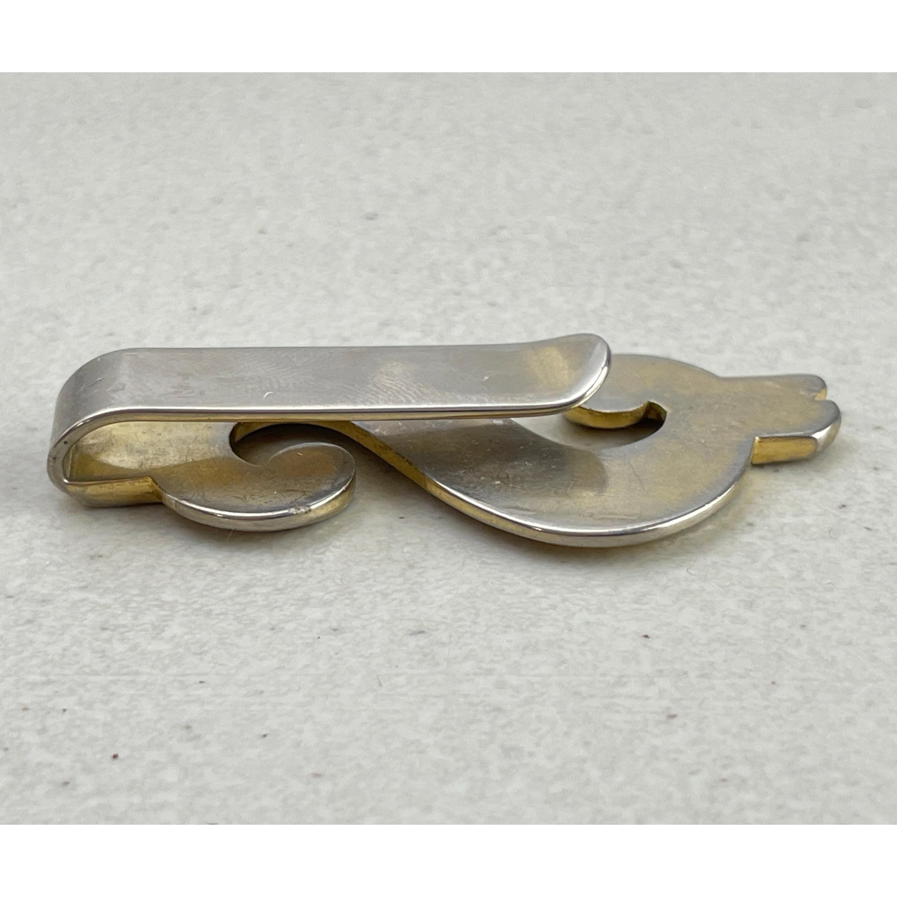 Vintage Cash Money Clip 1960s Dollar Sign Gold/silver Tone Metal - Etsy