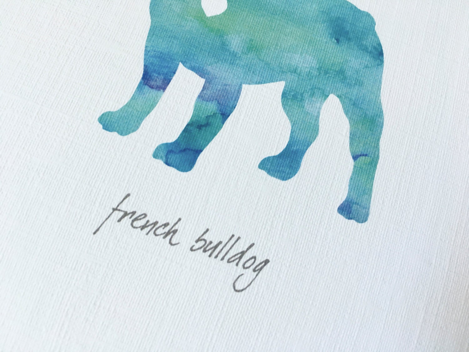 Cockapoo Dog Watercolor Painting Digital Art Print Silhouette | Etsy