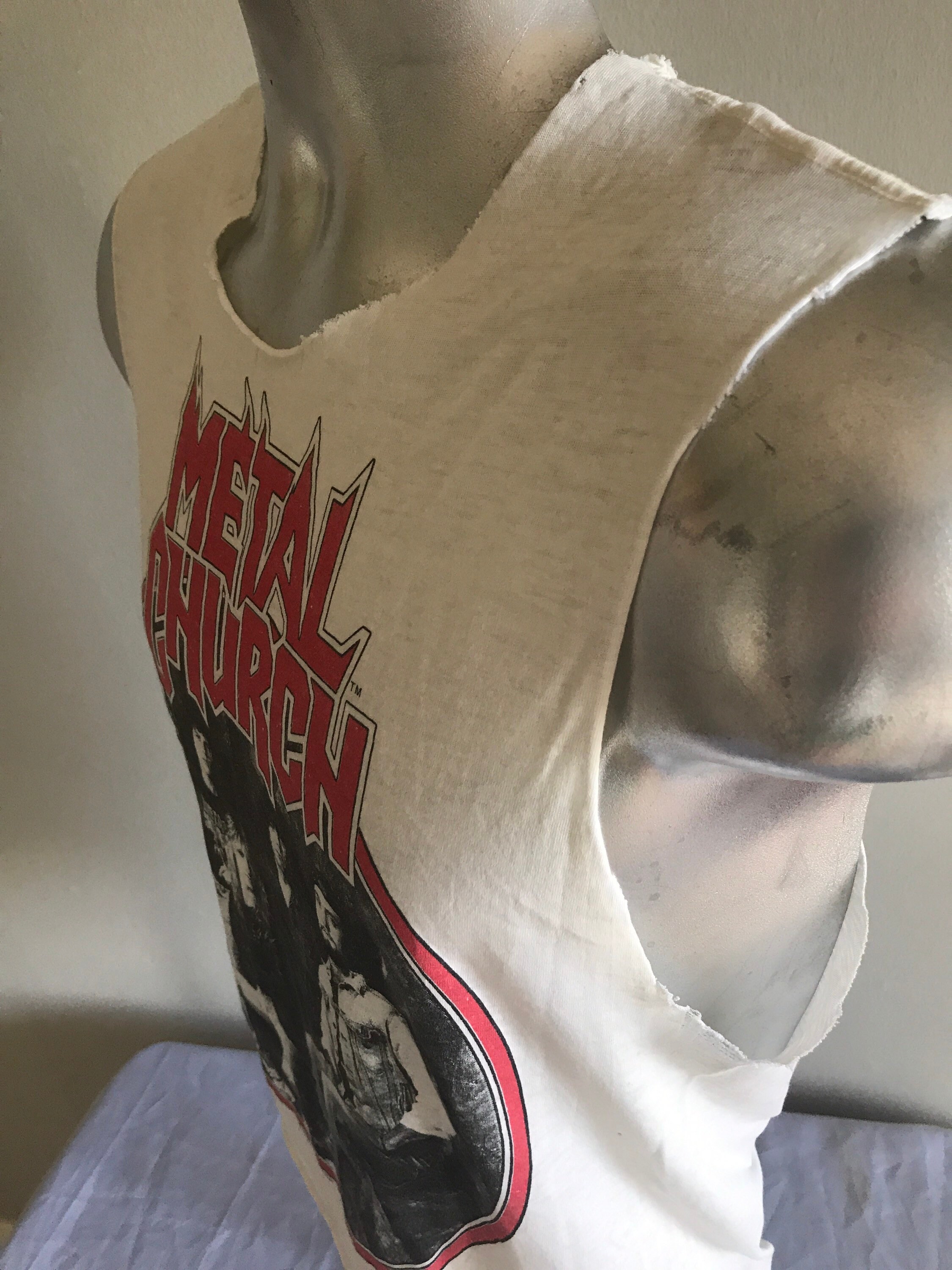 1989 METAL CHURCH Vintage Concert Tour Shirt 90’s Thrash Metal 50/50 ...