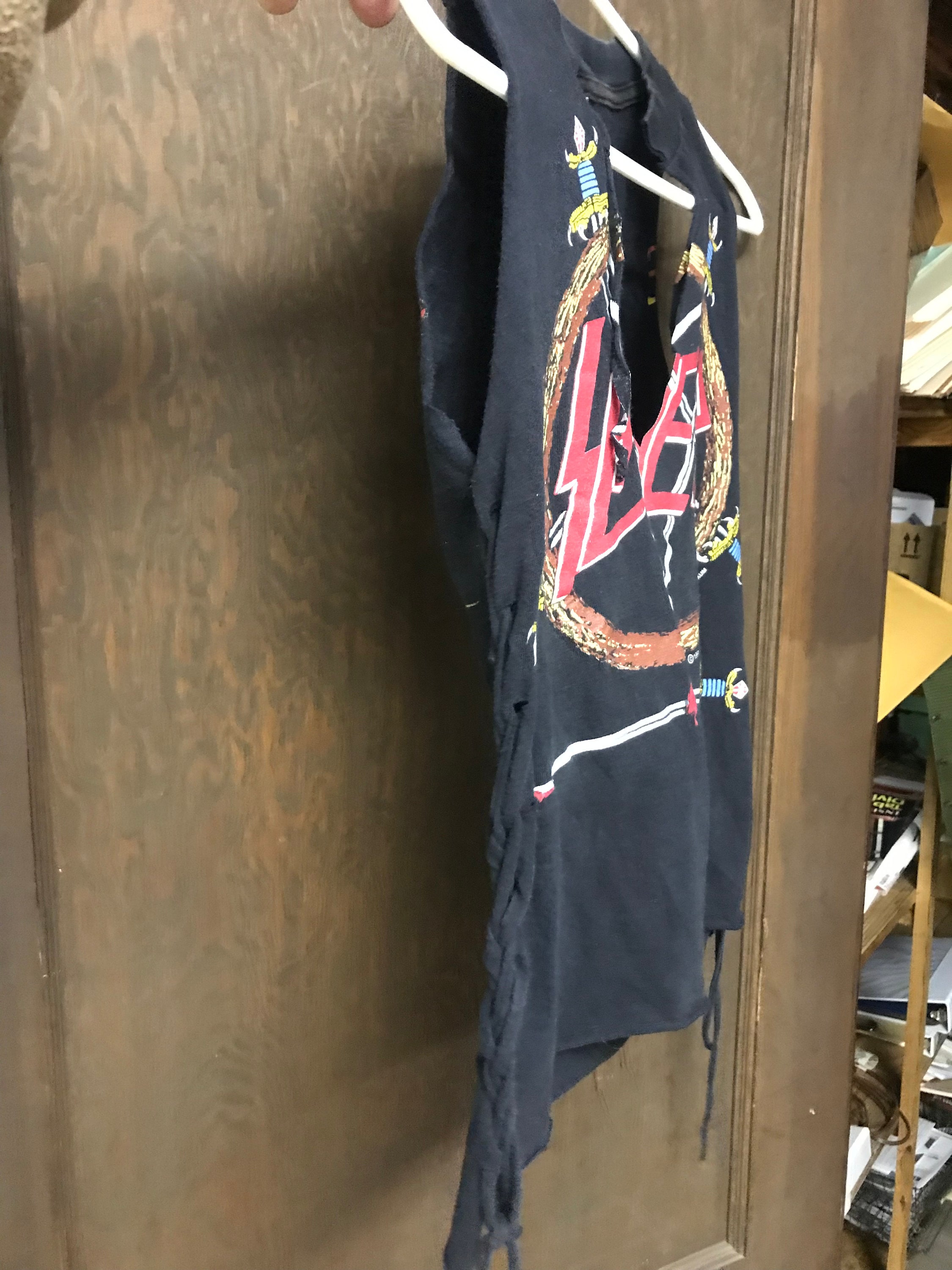 Vintage SLAYER 1991 Shirt Small Rocker Chic - Etsy