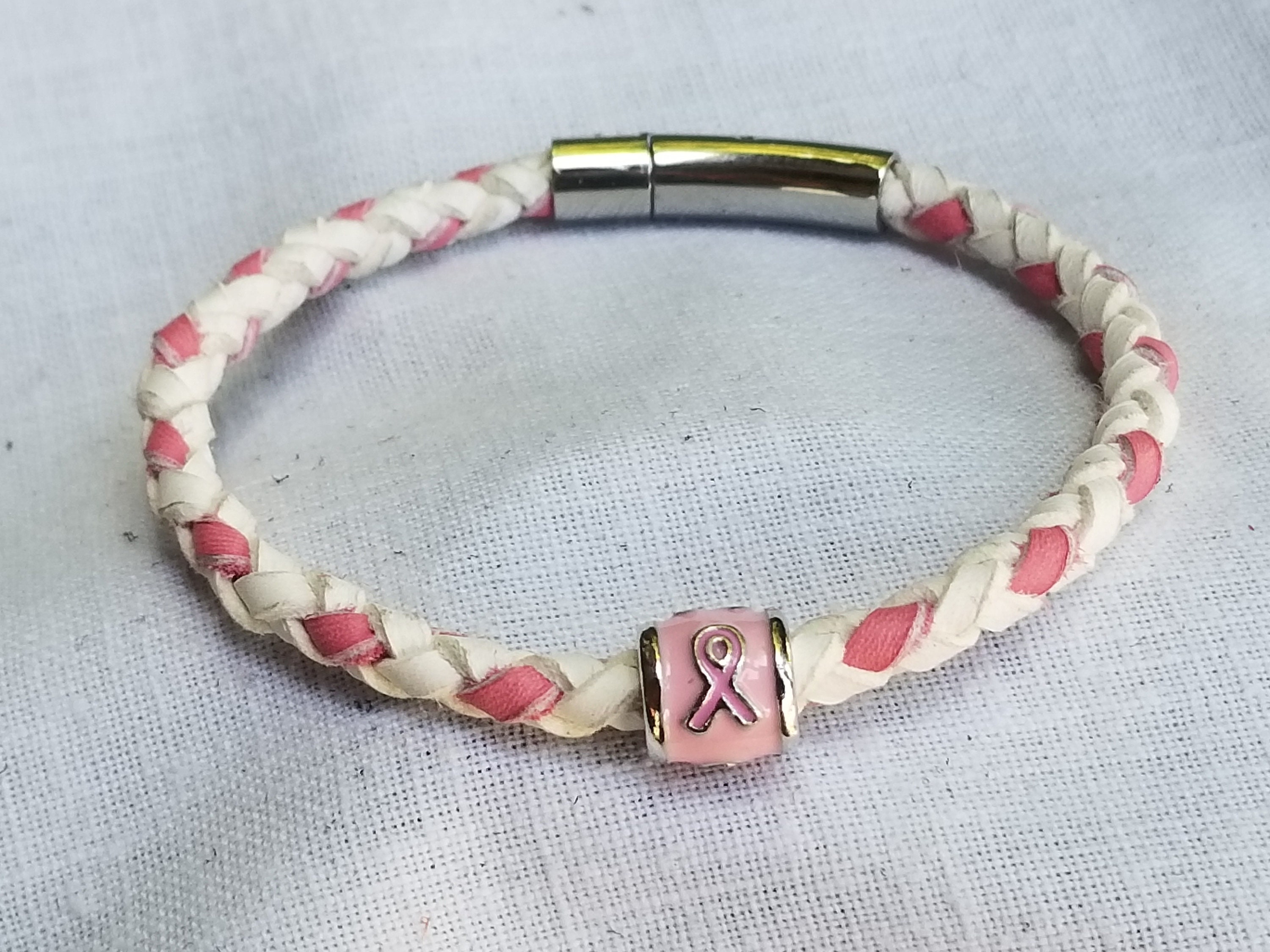 Breast Cancer Bracelet Breast Cancer Awareness Cancer Gifts - Etsy