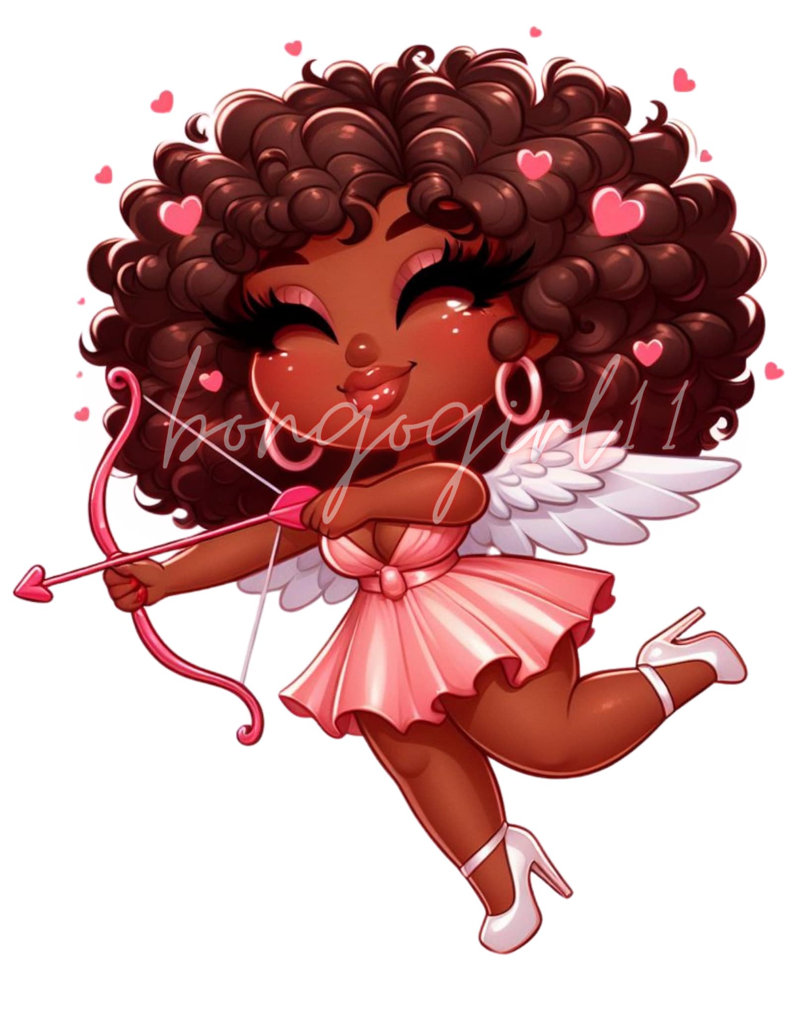 Valentine's Day Cupid Collection | Chibi Doll PNG| Chibi Doll Art ...