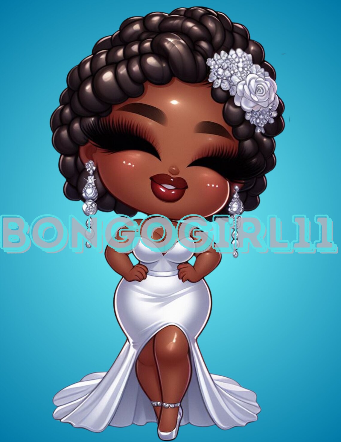 Chibi Wedding Day Collection | Chibi Doll PNG| Chibi Doll Art| Chibi ...