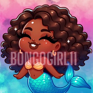 Chibi Mermaid Collection | Chibi Doll PNG| Chibi Doll Art| Chibi Doll ...