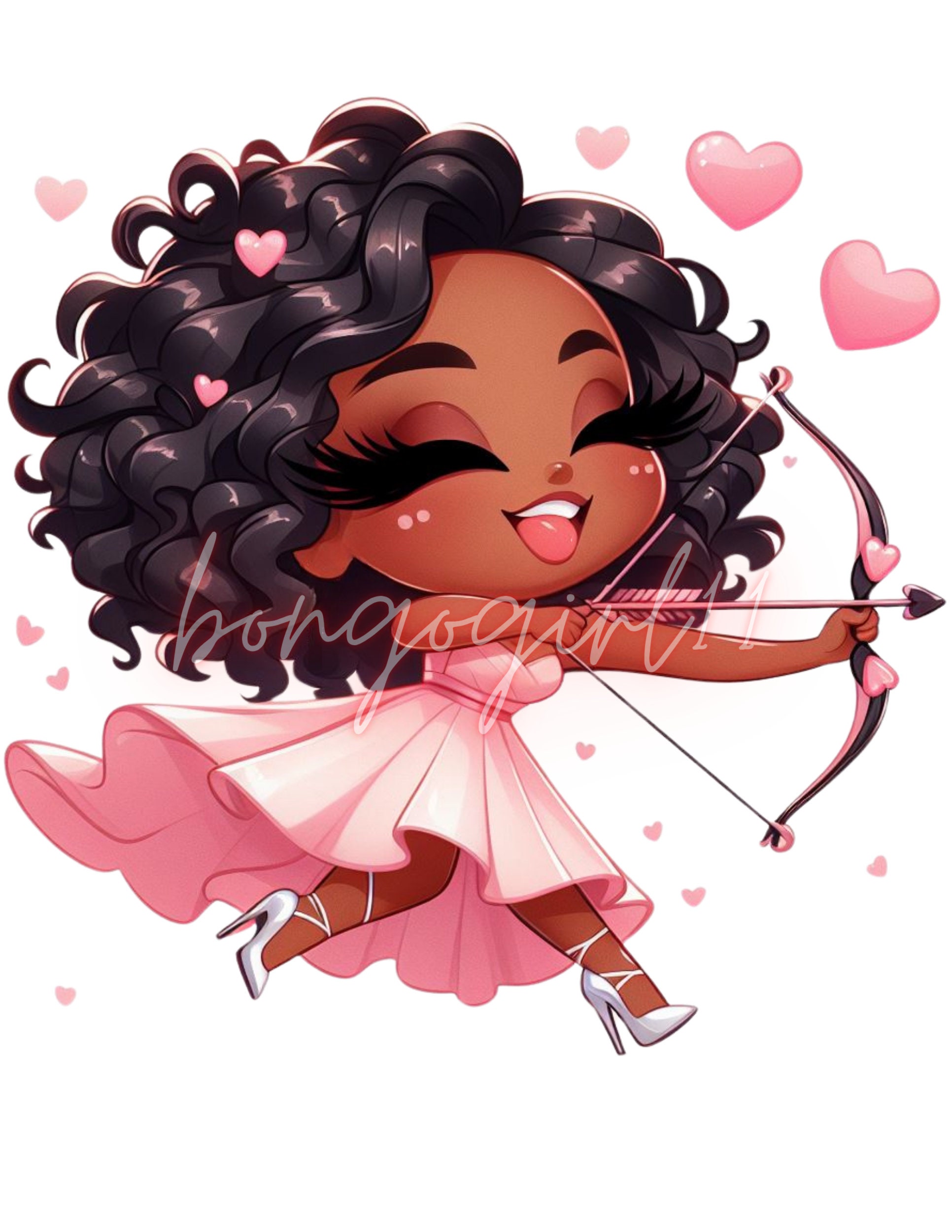 Valentine's Day Cupid Collection | Chibi Doll PNG| Chibi Doll Art ...