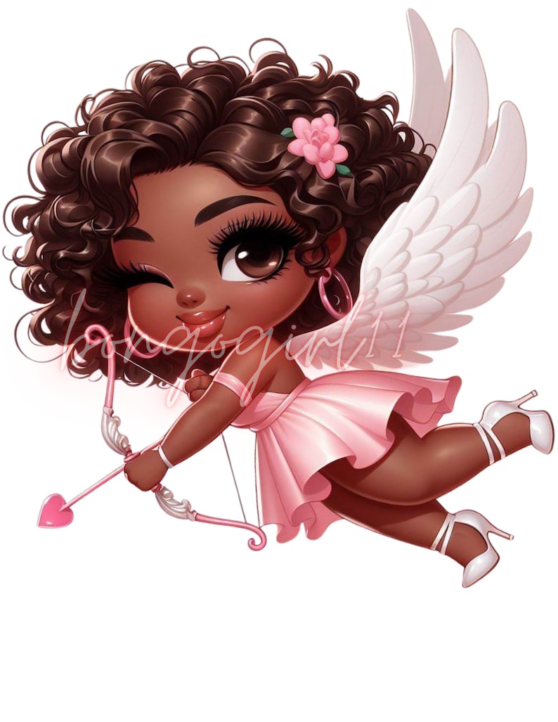 Valentine's Day Cupid Collection | Chibi Doll PNG| Chibi Doll Art ...