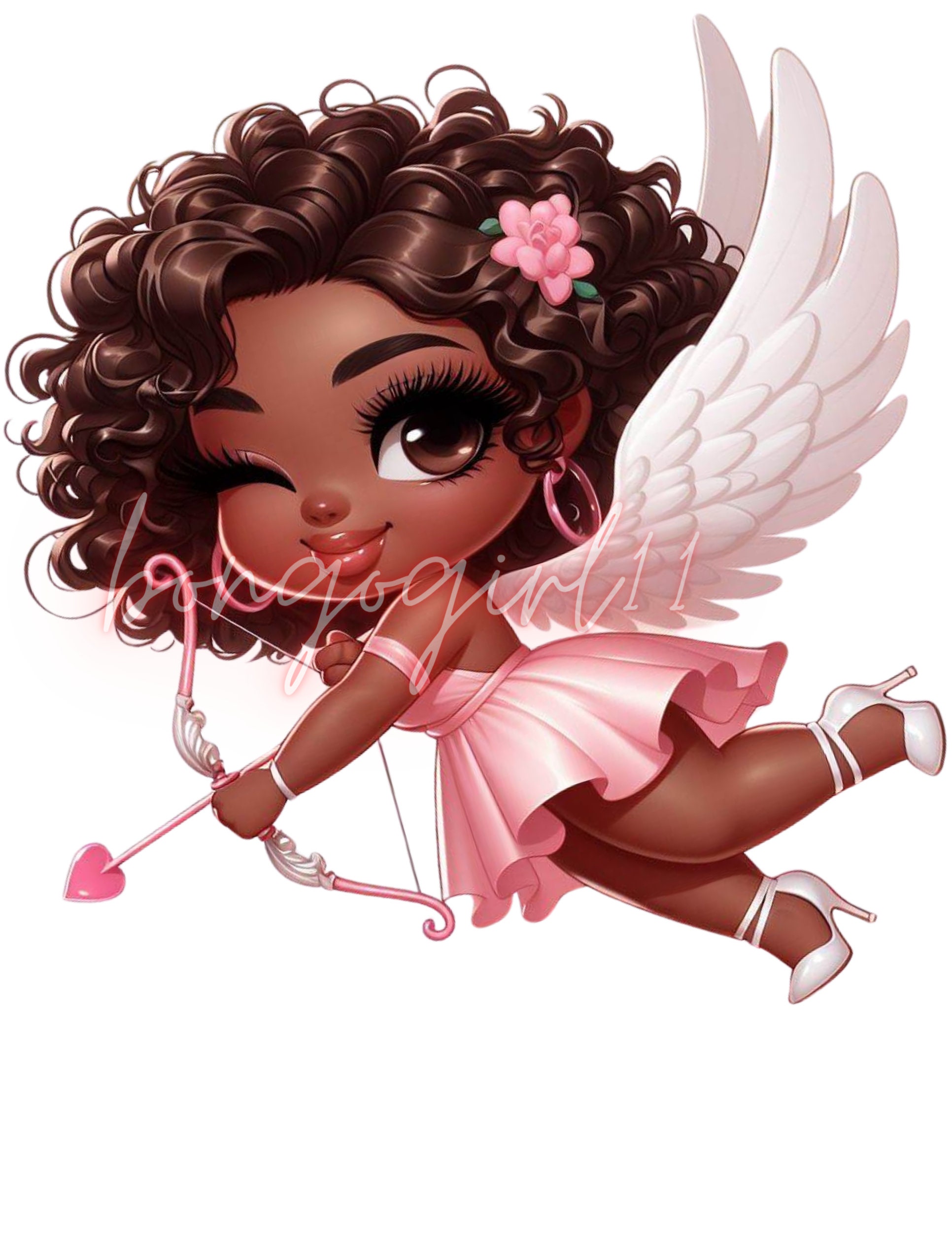 Valentine's Day Cupid Collection | Chibi Doll PNG| Chibi Doll Art ...