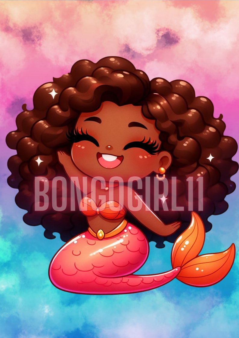 Chibi Mermaid Collection | Chibi Doll PNG| Chibi Doll Art| Chibi Doll ...