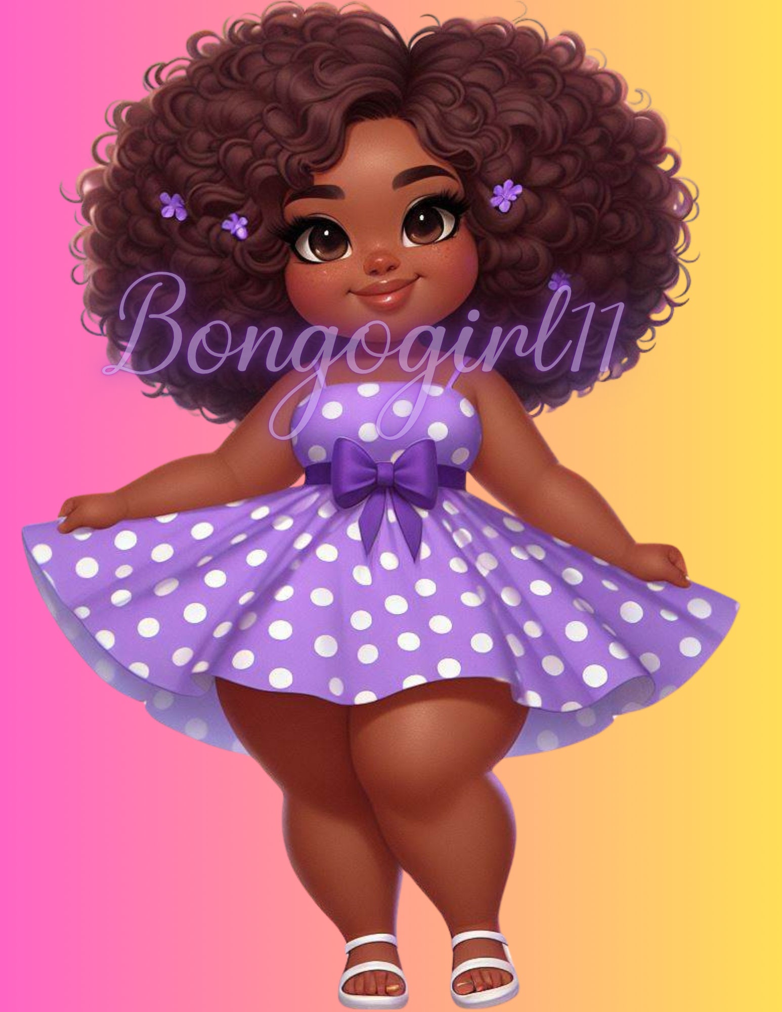 Purple Sundress Collection Chibi Doll PNG Chibi Doll Art Chibi Doll ...