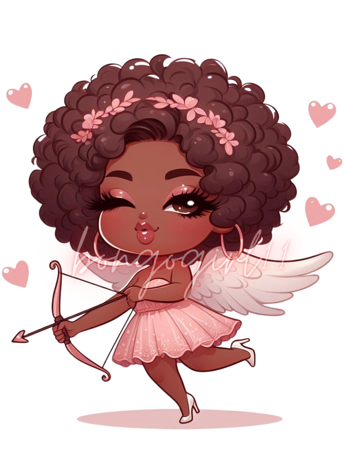 Valentine's Day Cupid Collection | Chibi Doll PNG| Chibi Doll Art ...