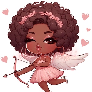 Valentine's Day Cupid Collection | Chibi Doll PNG| Chibi Doll Art ...