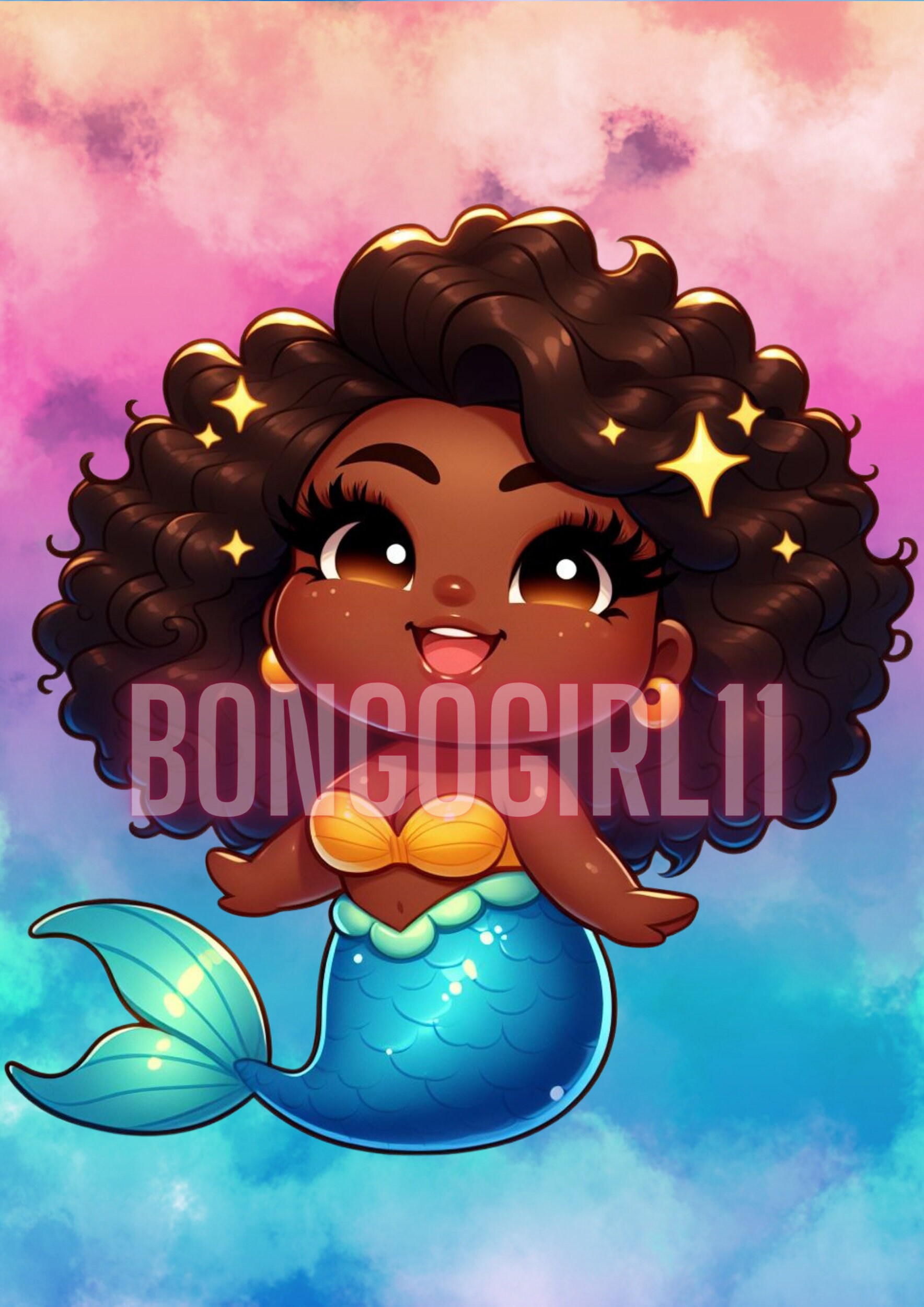 Chibi Mermaid Collection | Chibi Doll PNG| Chibi Doll Art| Chibi Doll ...