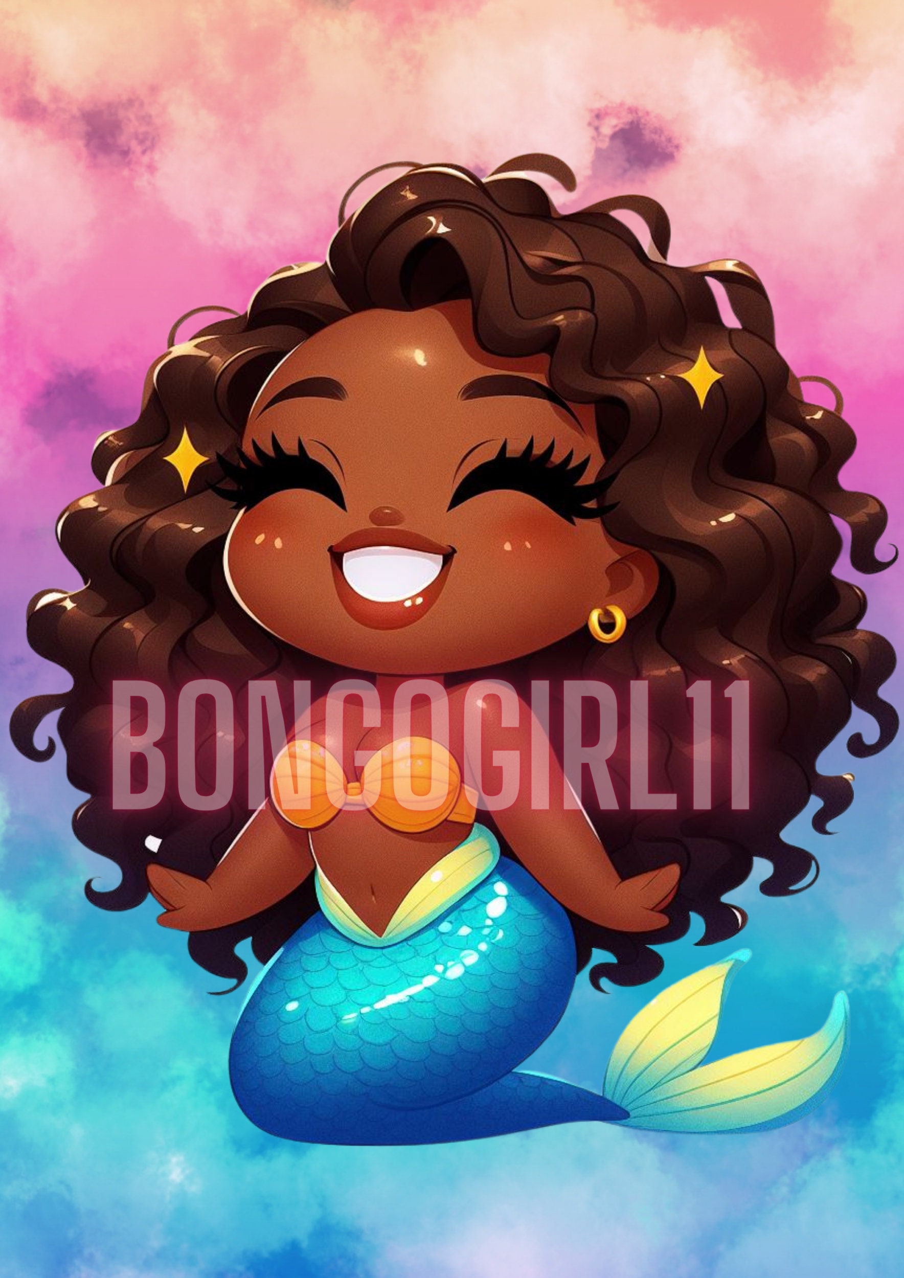 Chibi Mermaid Collection | Chibi Doll PNG| Chibi Doll Art| Chibi Doll ...