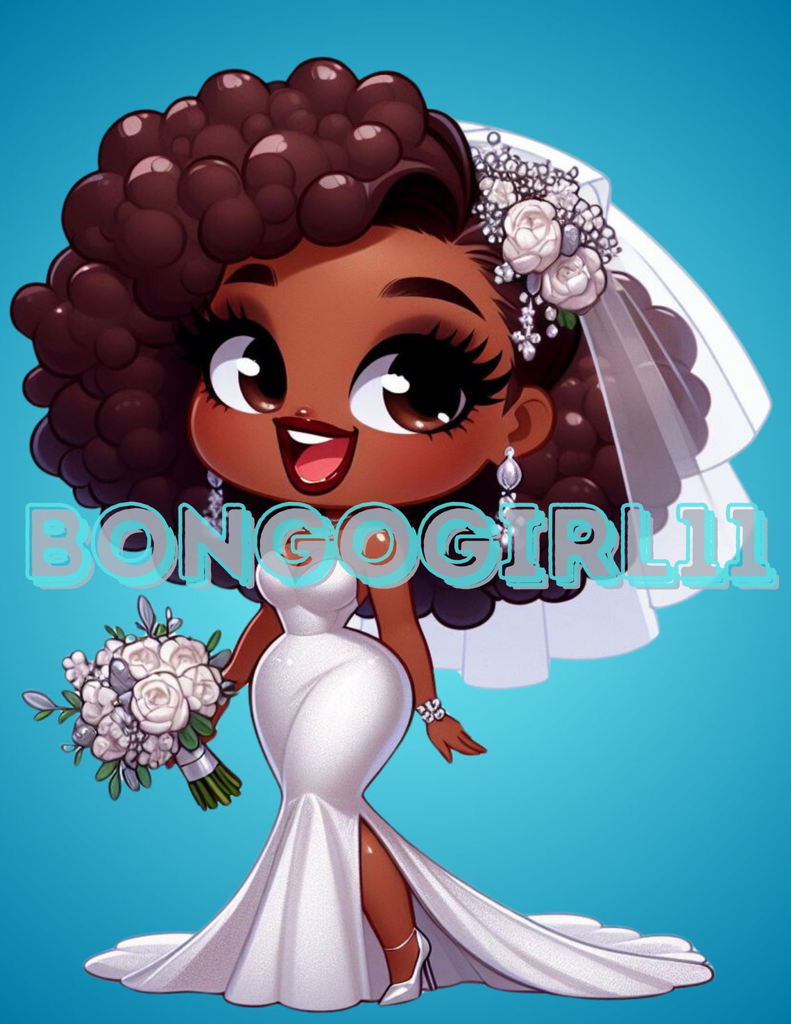 Chibi Wedding Day Collection | Chibi Doll PNG| Chibi Doll Art| Chibi ...