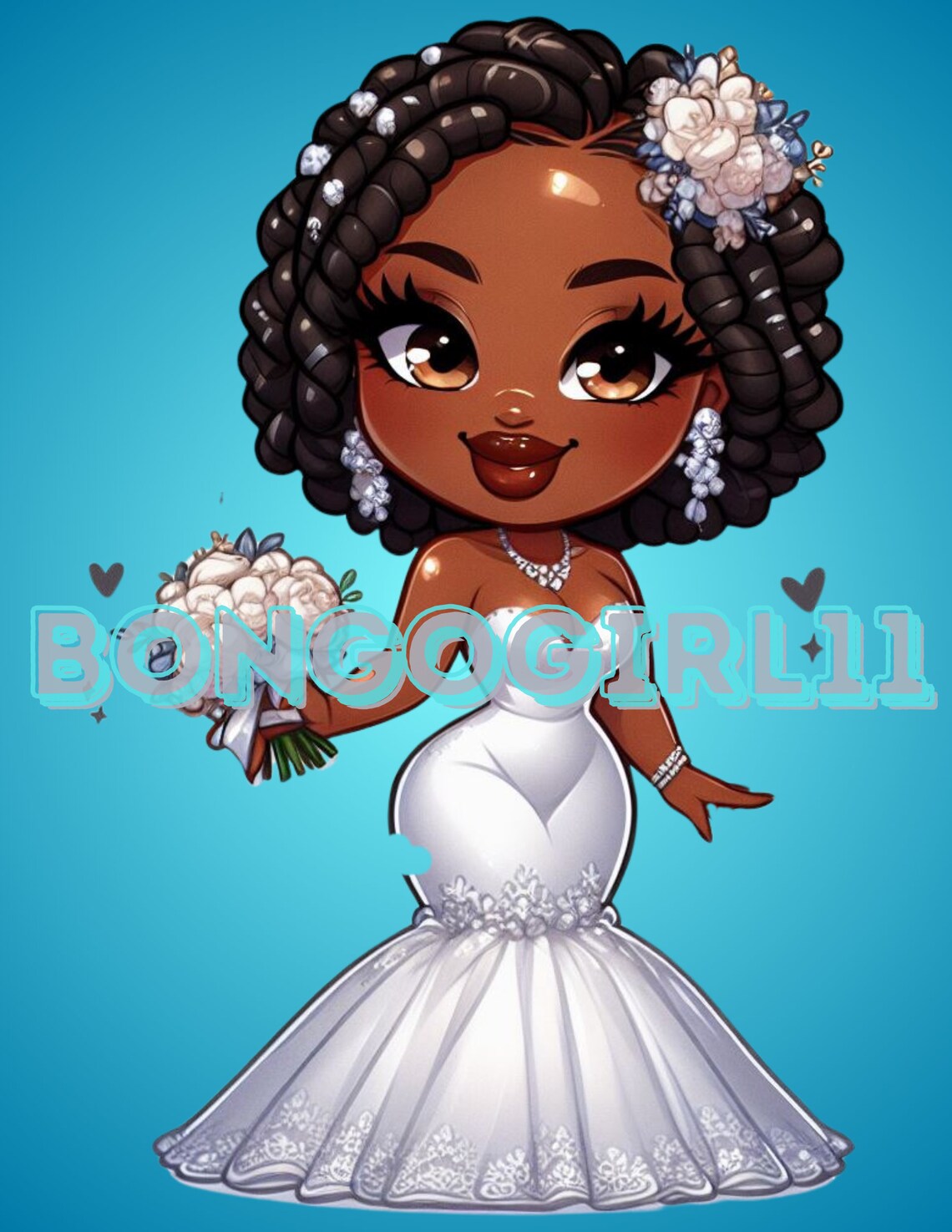 Chibi Wedding Day Collection | Chibi Doll PNG| Chibi Doll Art| Chibi ...