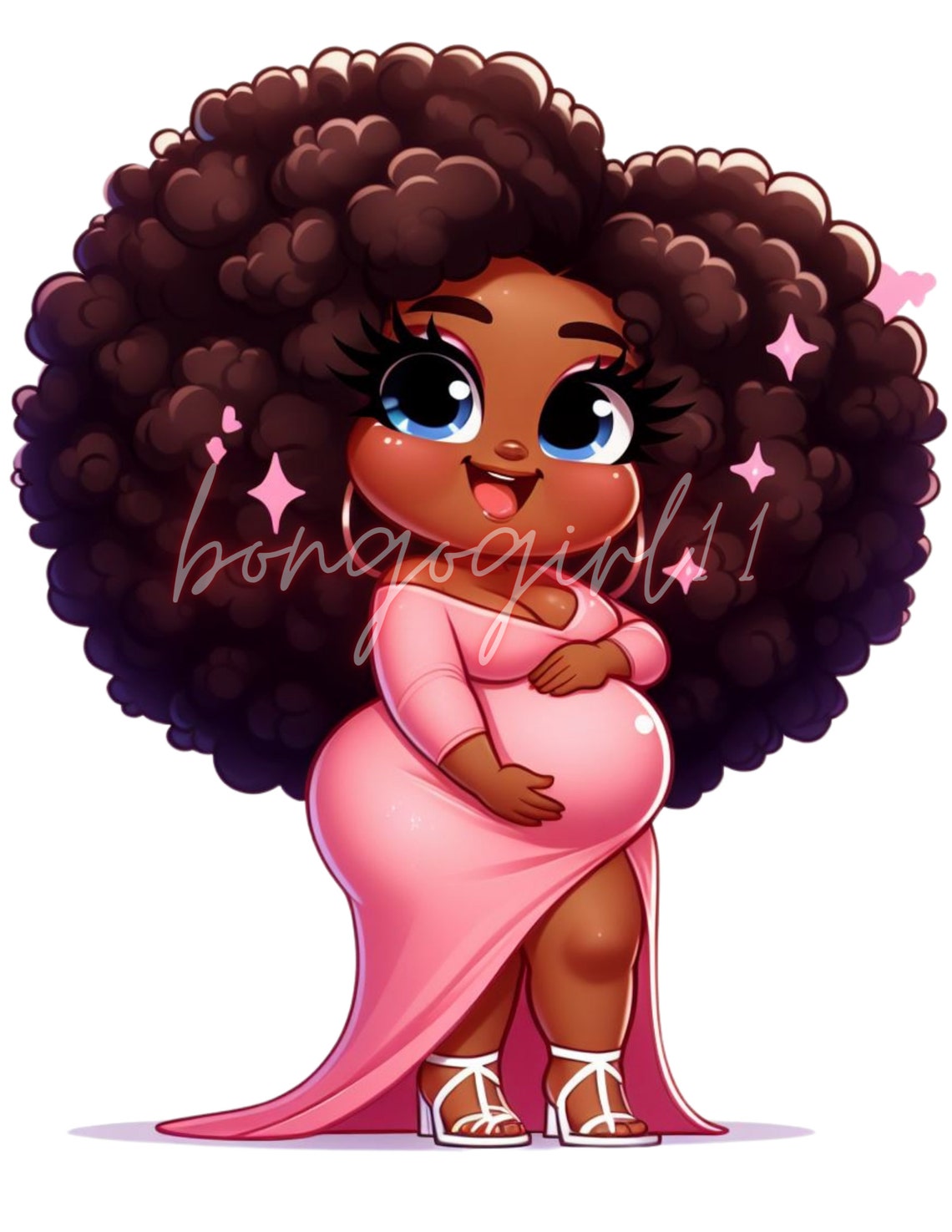 Chibi Mom to Be Collection | Chibi Doll PNG| Chibi Doll Art| Chibi Doll ...