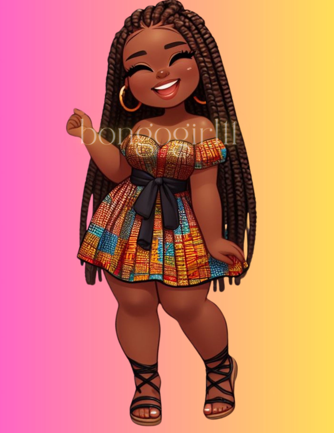 Ankara Dress Collection | Doll PNG| Doll Art| Doll African American ...
