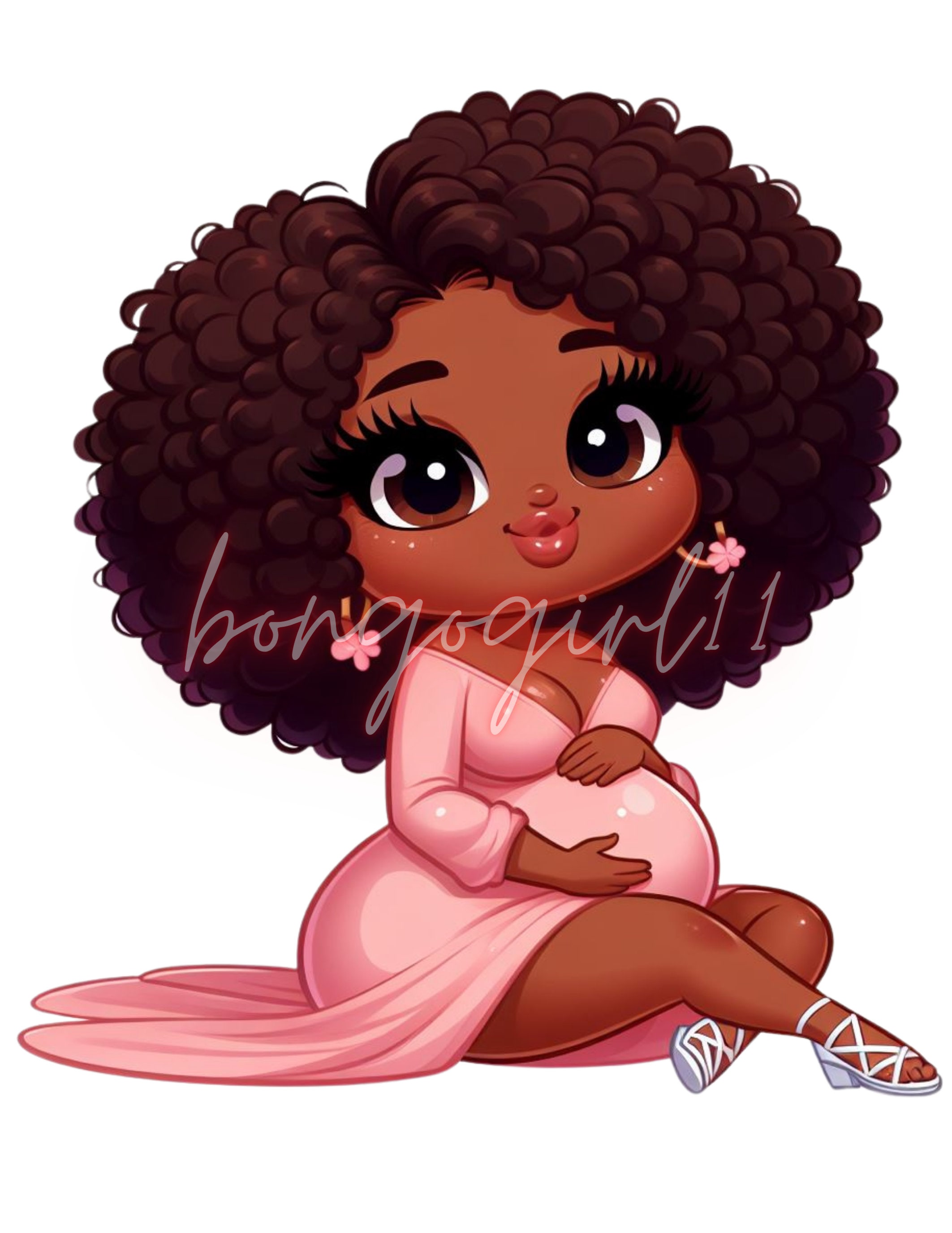 Chibi Mom to Be Collection | Chibi Doll PNG| Chibi Doll Art| Chibi Doll ...
