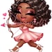 Valentine's Day Cupid Collection Chibi Doll PNG Chibi Doll Art Chibi ...