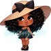 Chibi Swimsuit | Chibi Doll PNG| Chibi Dresses | Chibi Doll African ...