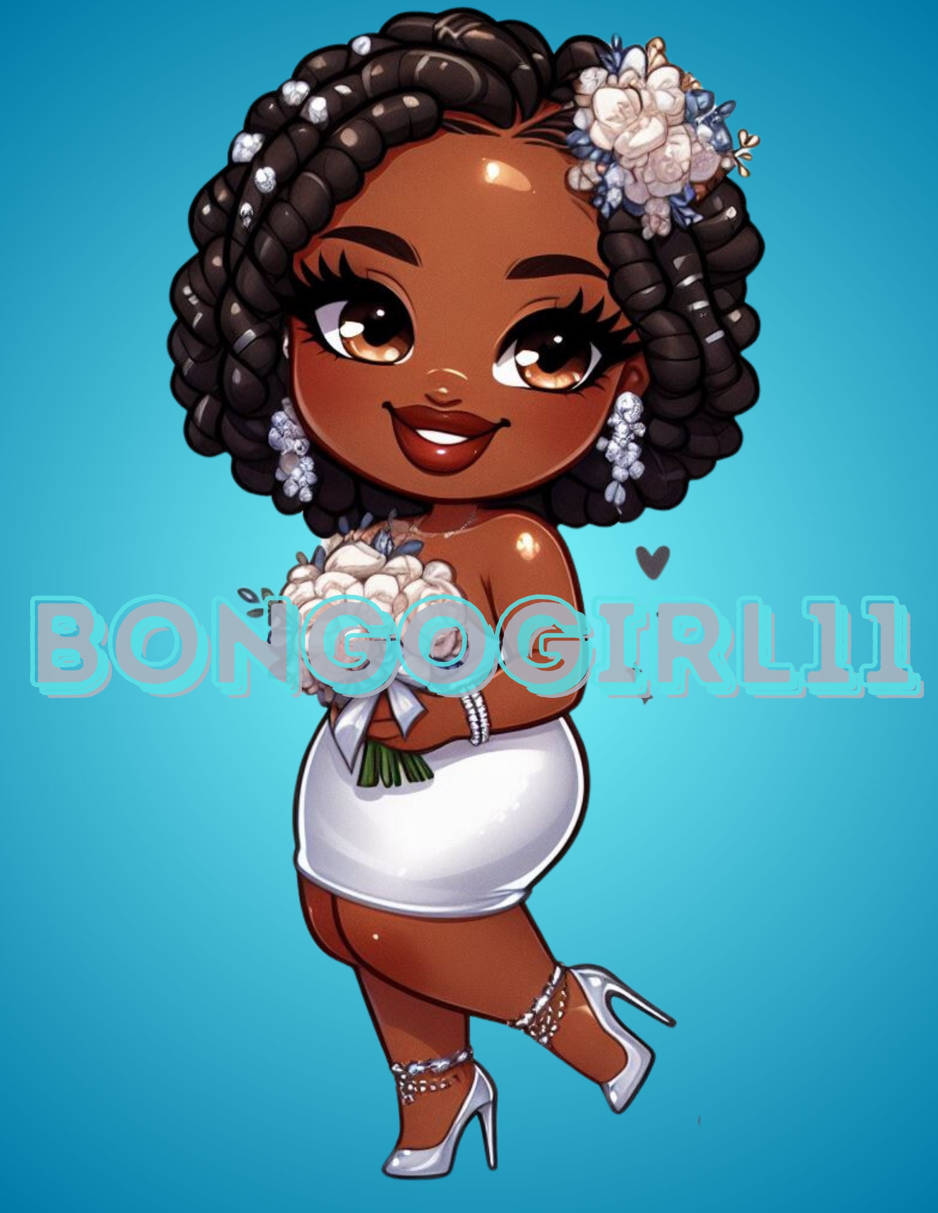 Chibi Wedding Day Collection | Chibi Doll PNG| Chibi Doll Art| Chibi ...
