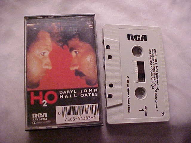 1982 Daryl Hall & John Oates H2O Cassette Tape Retro 1980s - Etsy