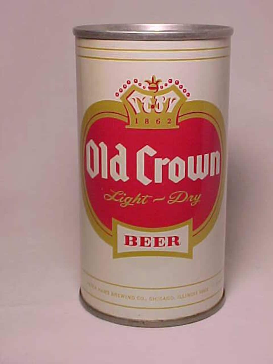 C1970s Old Crown Light Dry Beer Peter Hand Brewing Co. Chicago ...