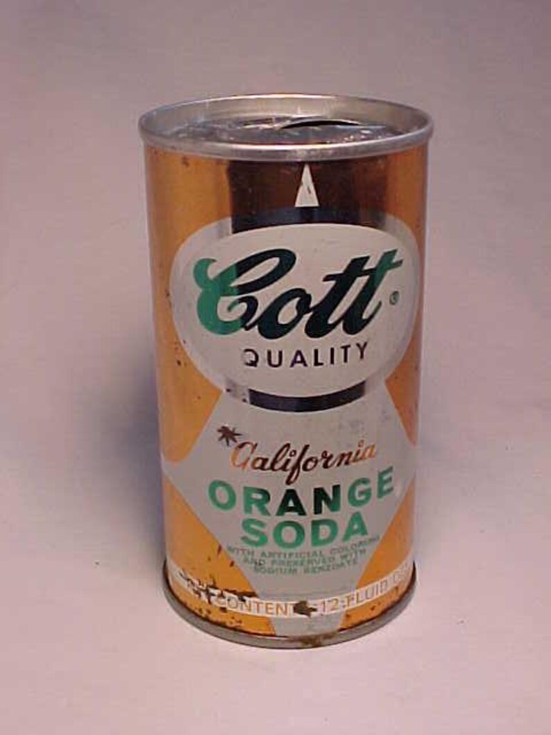 C1960s Cott Sparkling Orange Soda Manchester, N.H., Clicquot Club ...