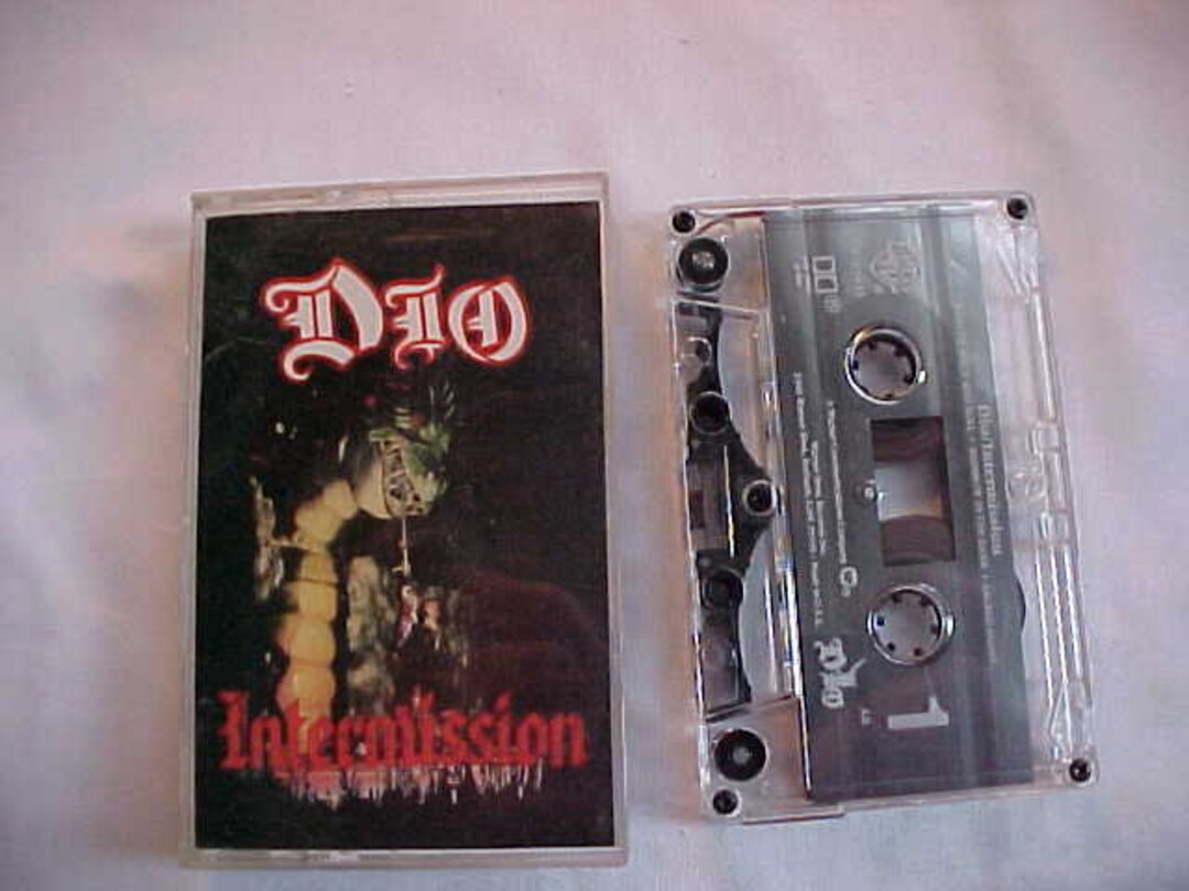 1986 DIO Intermission Tape Cassette, Vintage Retro 1980s Rock N Roll Music, Music Studio Decor ...