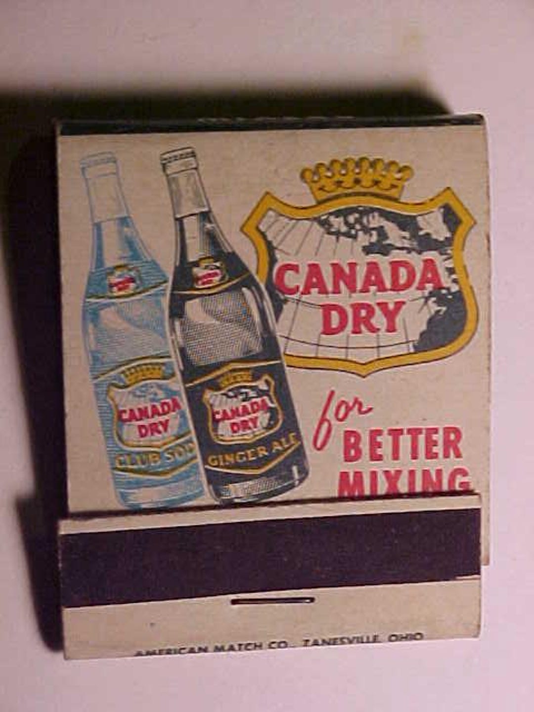 C1940-50s Canada Dry Ginger Ale and Club Soda for Better Mixing, Full ...
