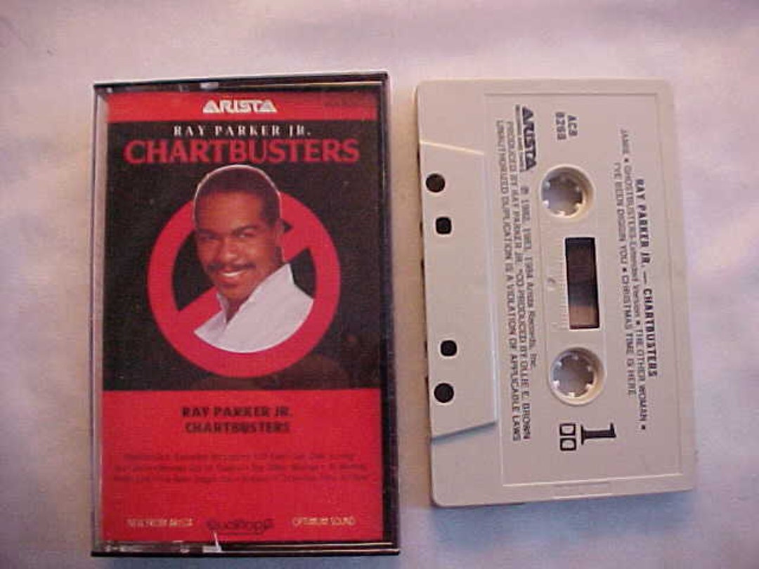 1985 Ray Parker Jr. Chartbusters Tape Cassette, Vintage Retro 1980s Pop Music, Music Studio ...