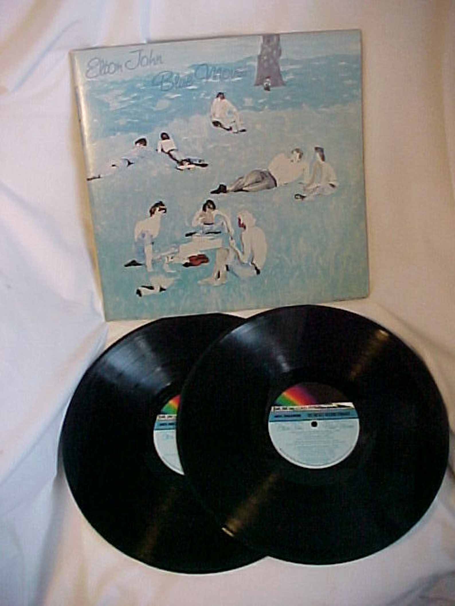 1976 Bifold Elton John Blue Moves Double LP Vinyl Record Albums No ...
