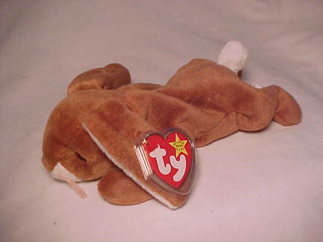 Vintage Date of Birth April 18, 1995 Ears Original Beanie Baby Bunny ...