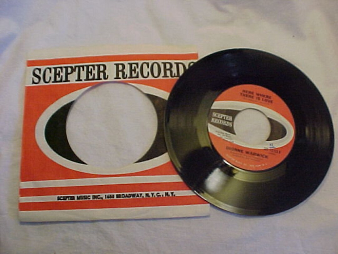 1966 Dionne Warwick Vinyl 45 RPM Scepter Records No. 12133 , Vintage ...