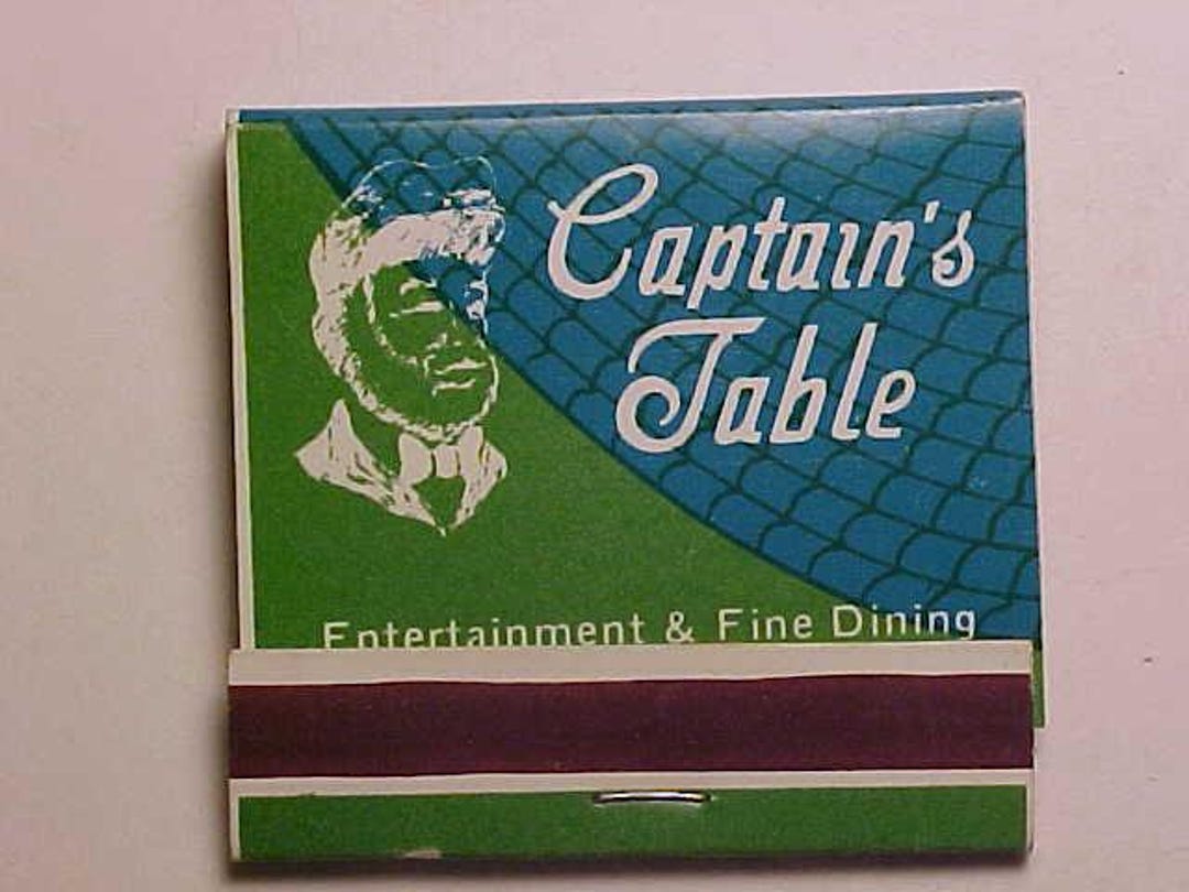 C1960s Captain's Table at the Ramada Inn Boston, Mass., Full Book of ...