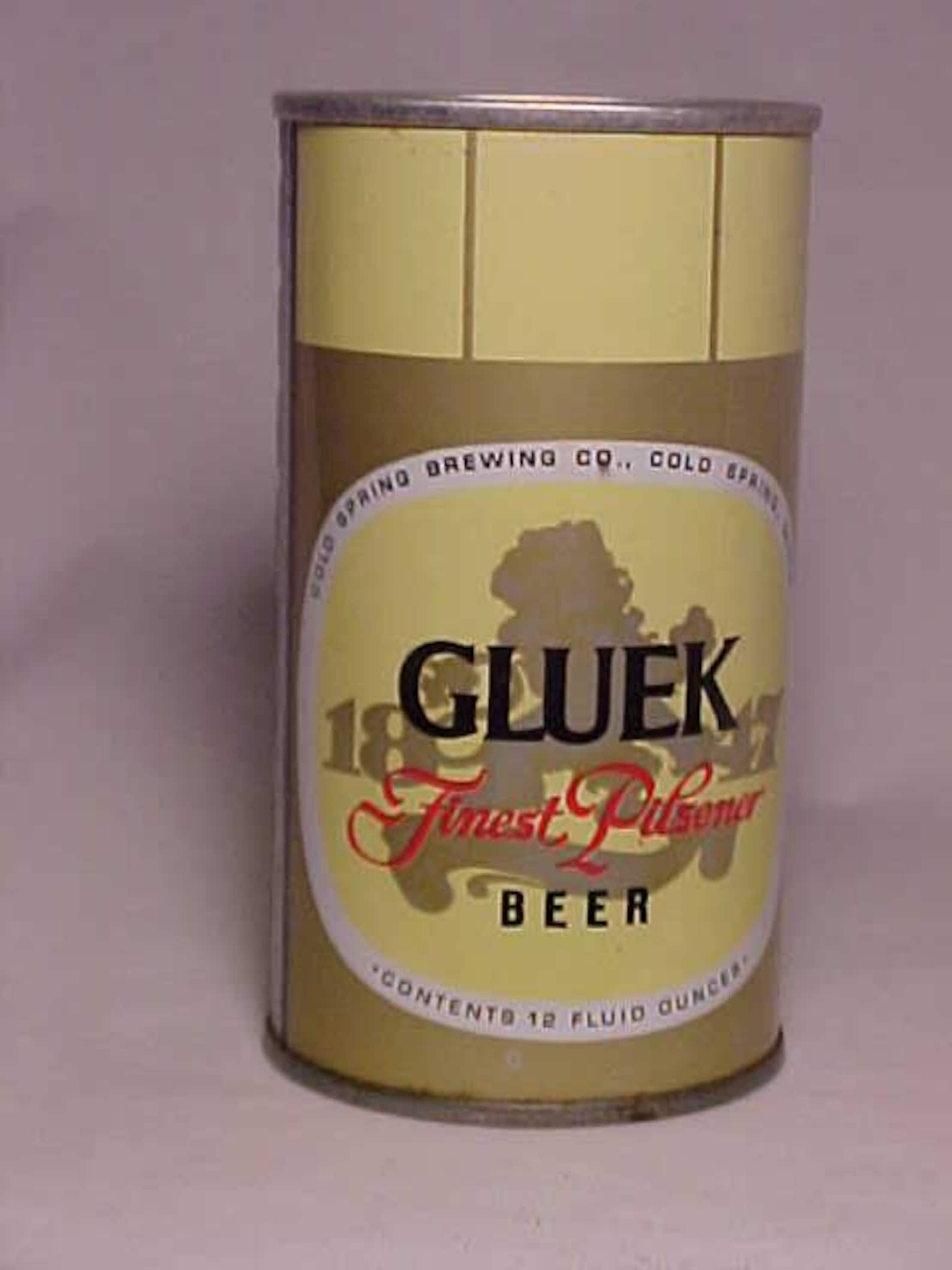 C1970s Gluek Finest Pilsner Beer Cold Spring Brewing Co. Cold Spring ...