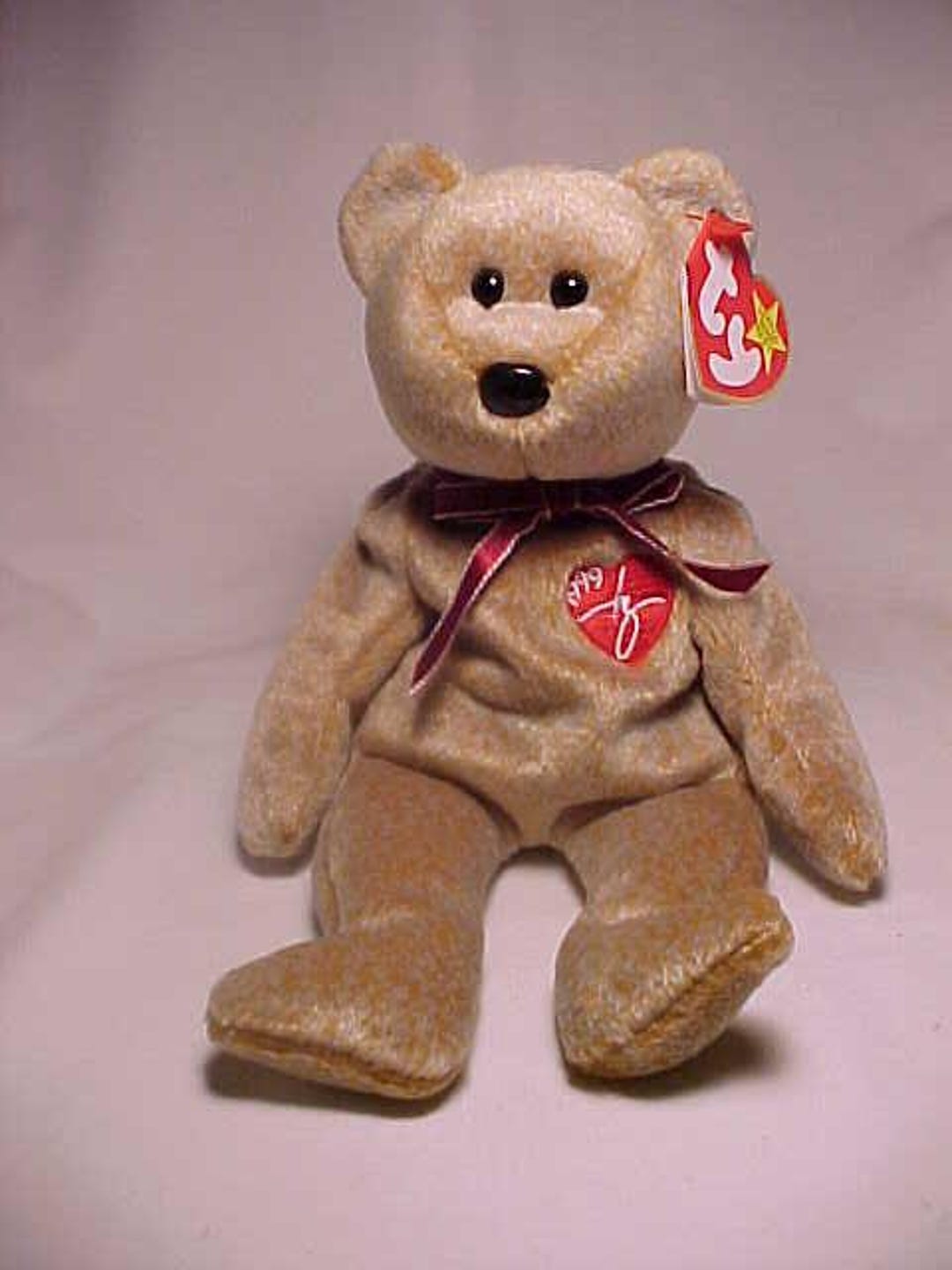 Vintage 1999 Signature Teddy Bear Original Beanie Baby Teddy Bear Plush ...