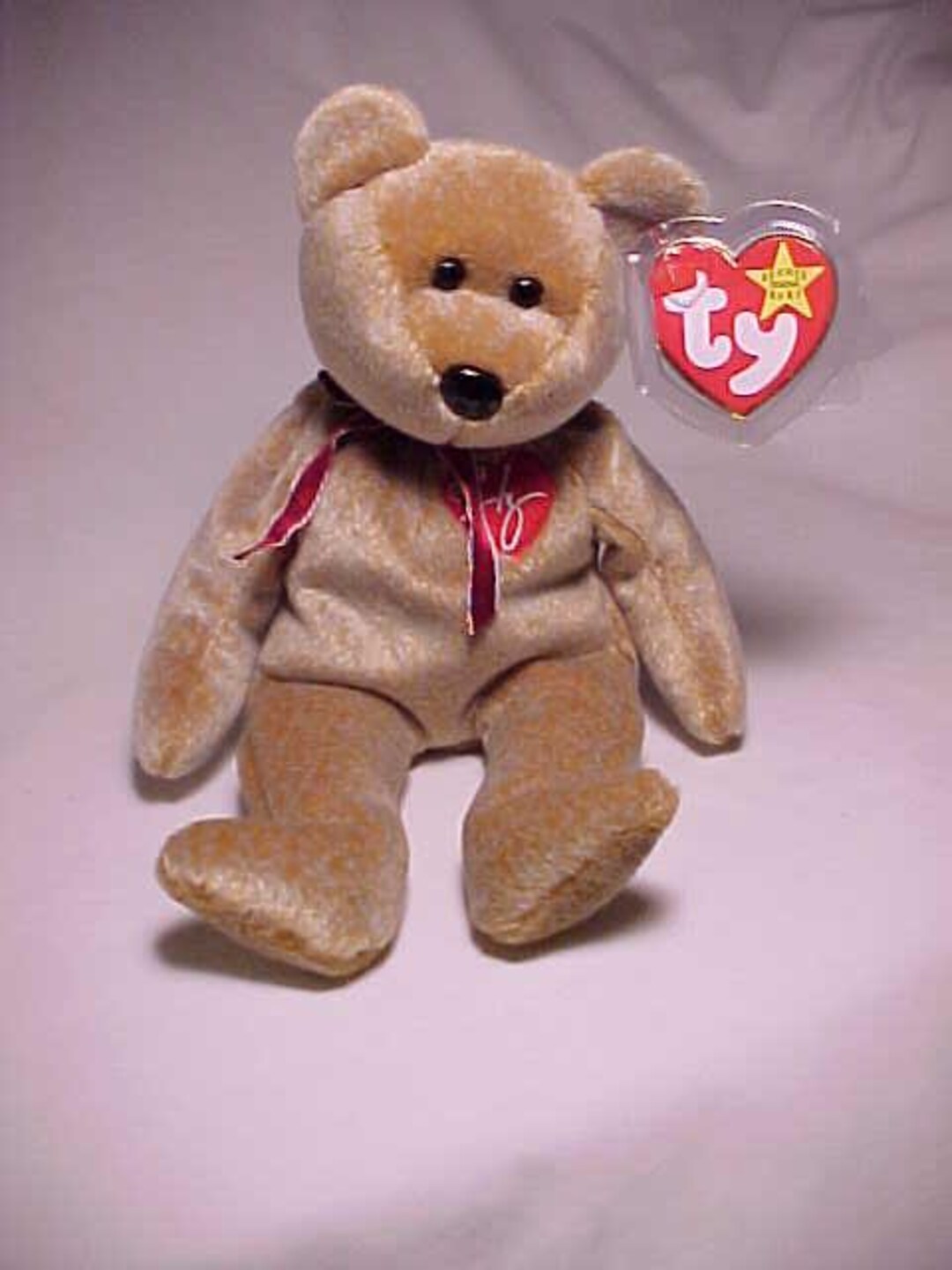 Vintage 1999 Signature Teddy Bear Original Beanie Baby Teddy Bear Plush ...