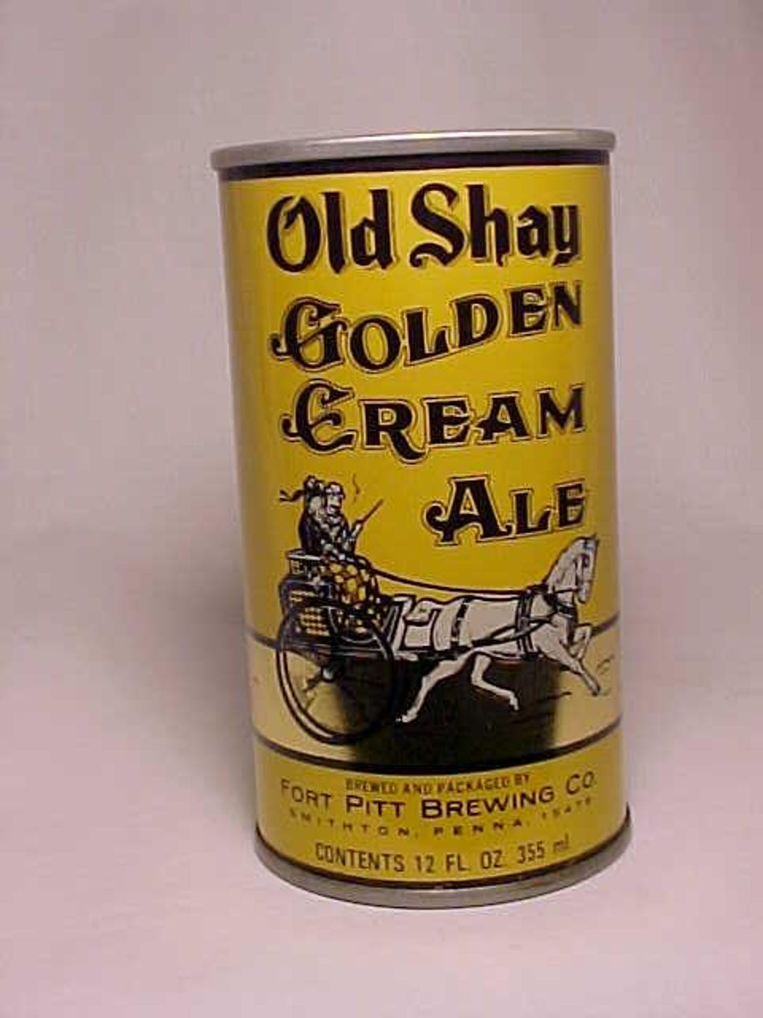 C1960-70s Old Shay Golden Cream Ale Fort Pitt Brewing Co. Smithton, PA ...