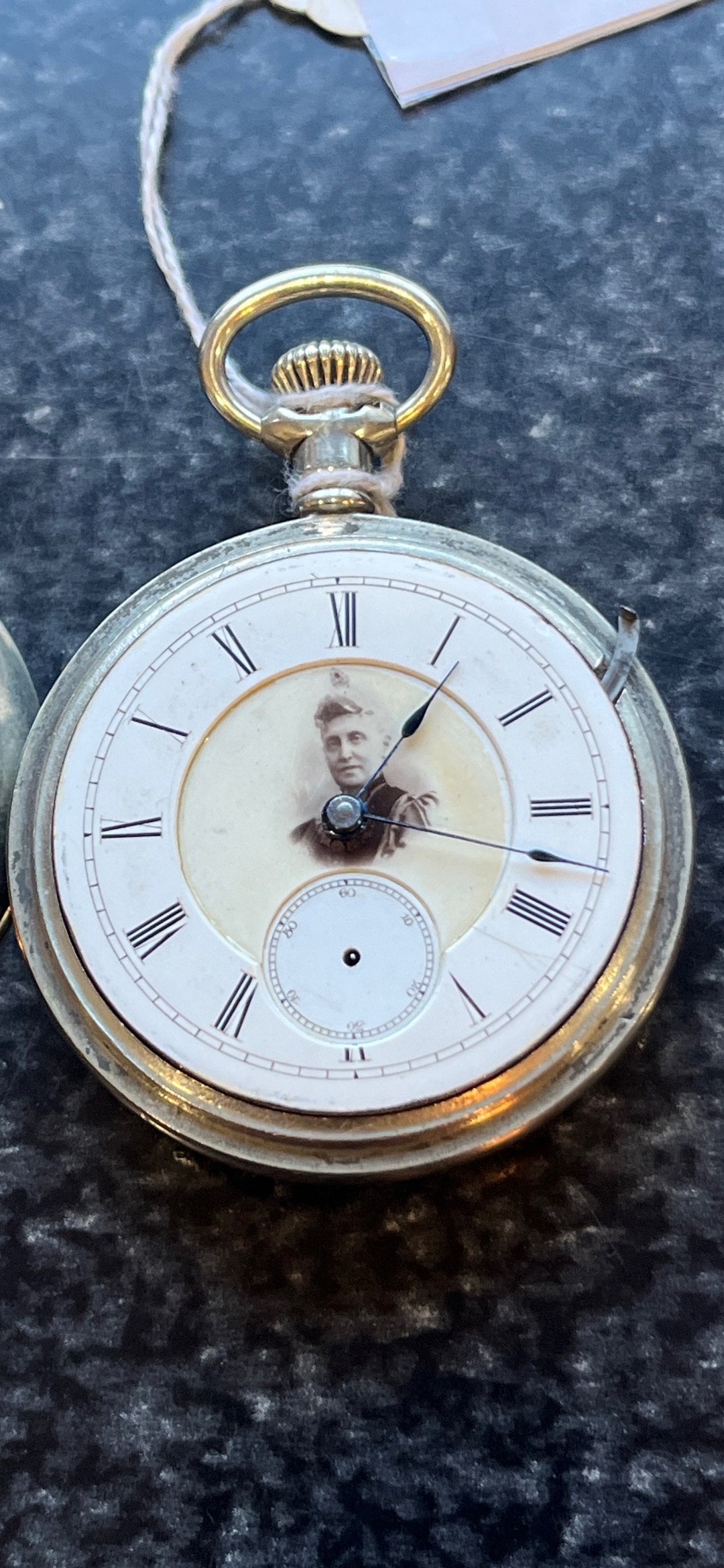 Antique Central Park Waltham Portrait Silver Case Pocket Watch - Etsy