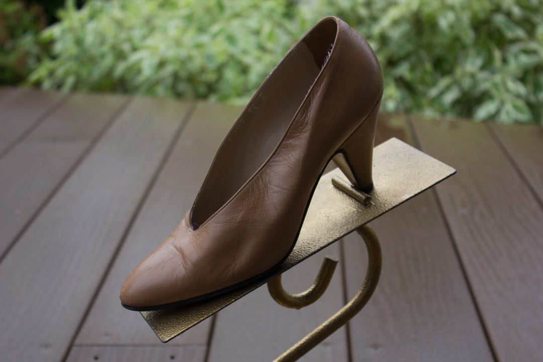 Vintage Women's Pancaldi for Sandilar Beige Pumps Made in - Etsy