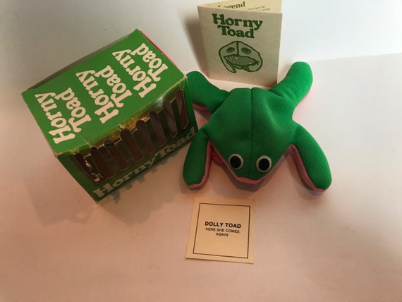 Vintage Volwassen Geile Toad DOLLY TOAD Adult Gag Gift Toad - Etsy ...