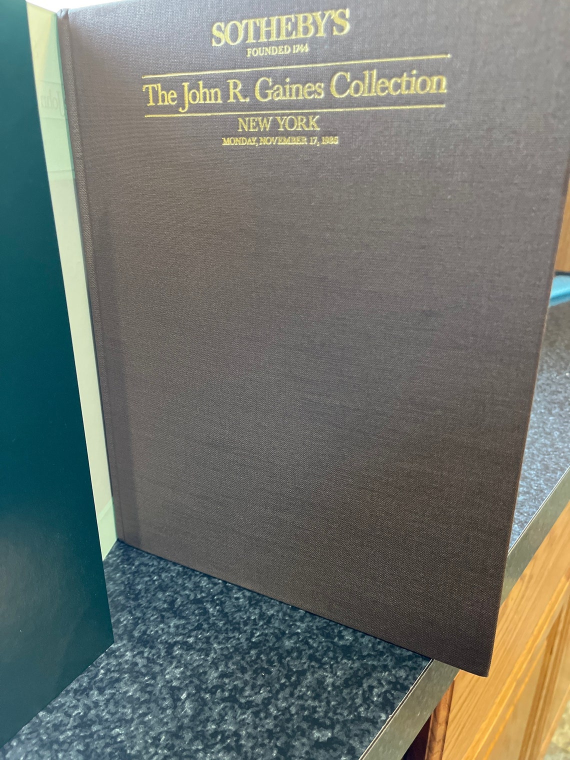 Sotheby's Catalogue: the John R. Gaines - Etsy