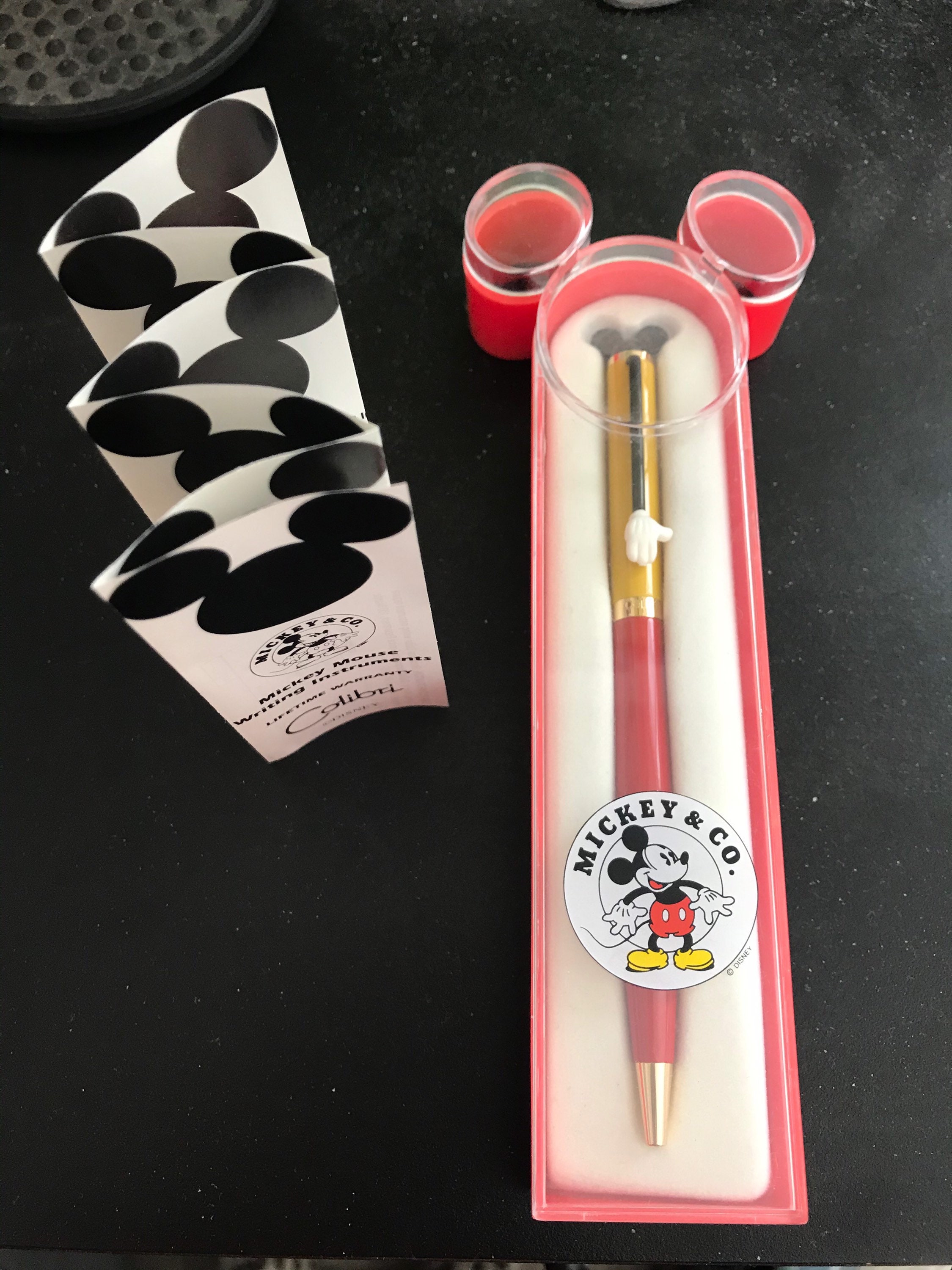 Vintage Mickey Mouse Writing Instrument Roller Ball Pen Disney | Etsy