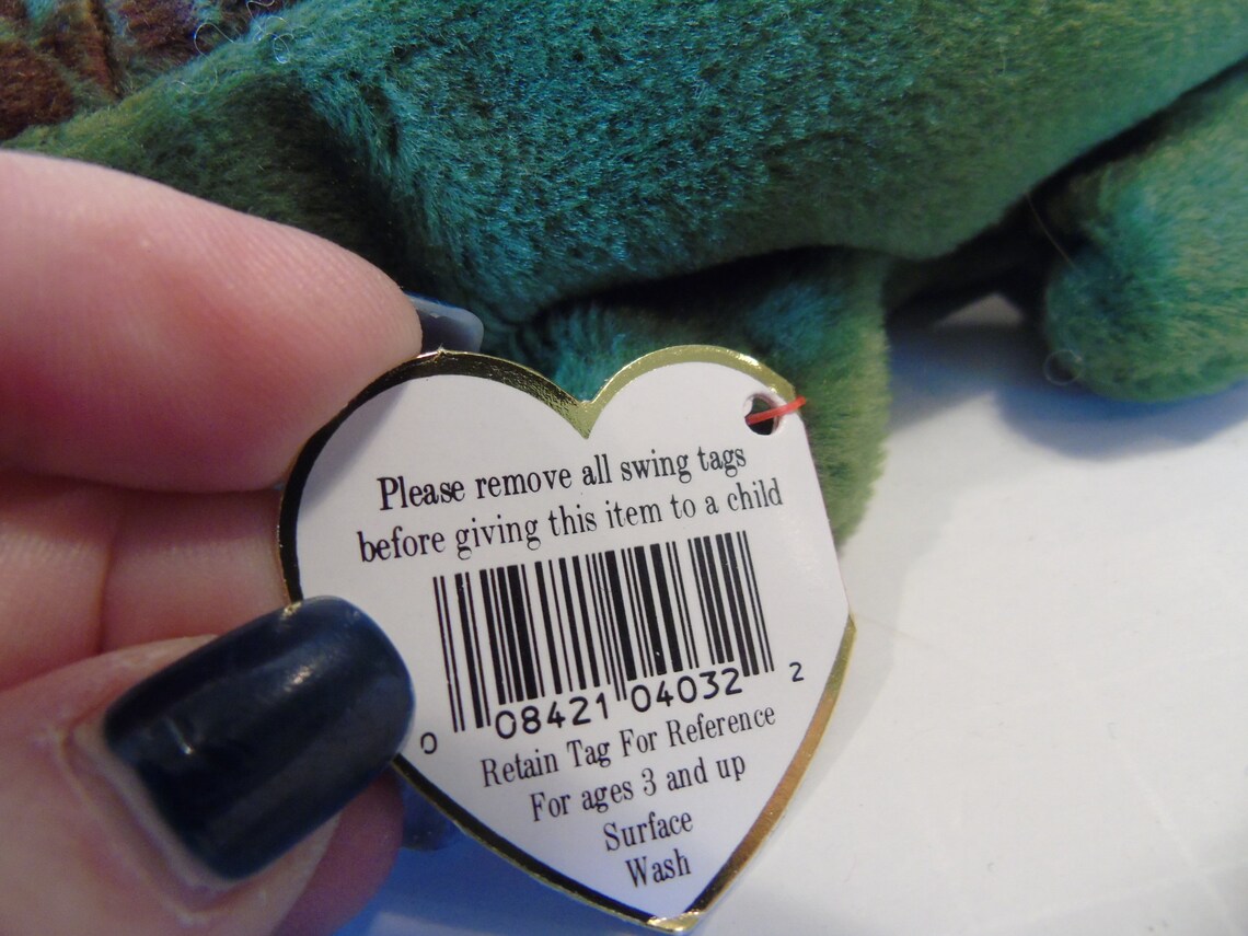 Ty Beanie Babies Ally the Alligator Birth Date 3-14-94 Style - Etsy