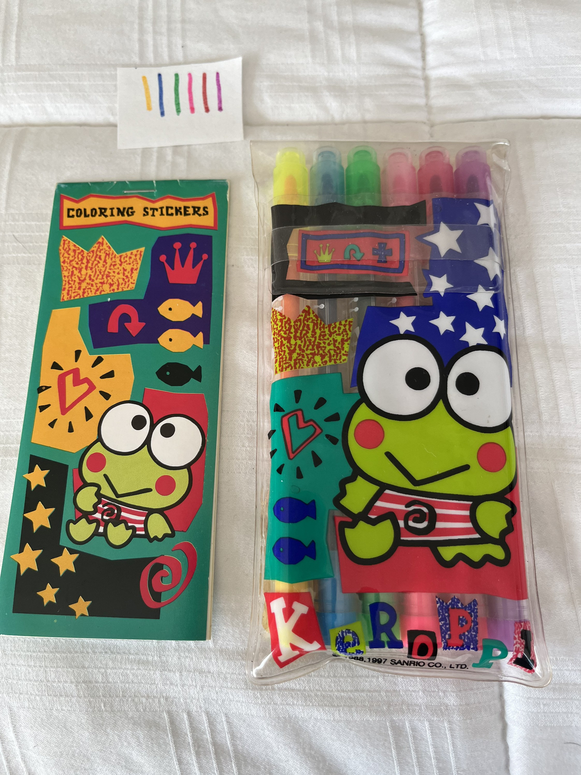 Sanrio Keroppi Coloring Pages