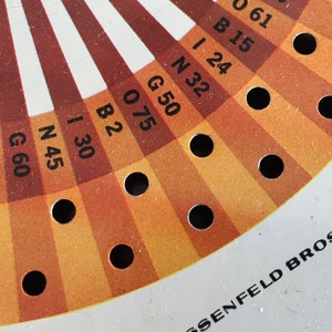 Vintage Hassenfeld Bros. Spinning Bingo Game 24 Cards - Etsy