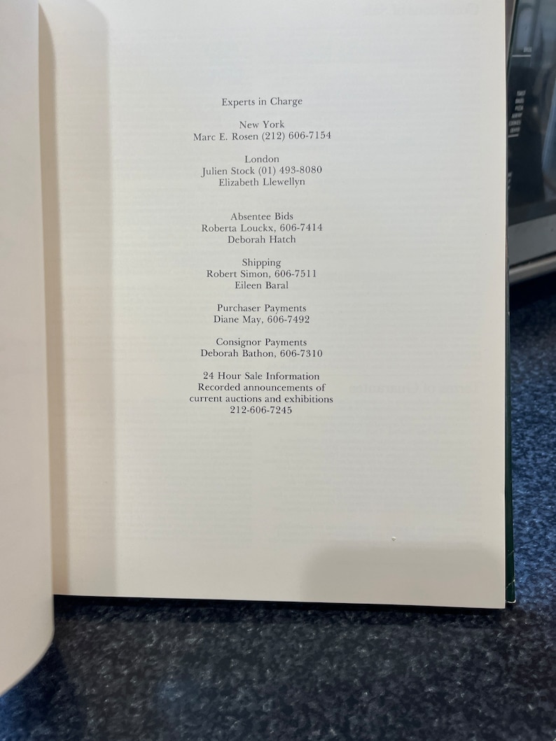 Sotheby's Catalogue: the John R. Gaines - Etsy