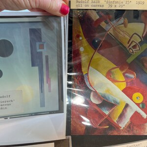 Vtg Rudolf Bauer 1889-1953 Ten Art Transparencies German Expressionist ...