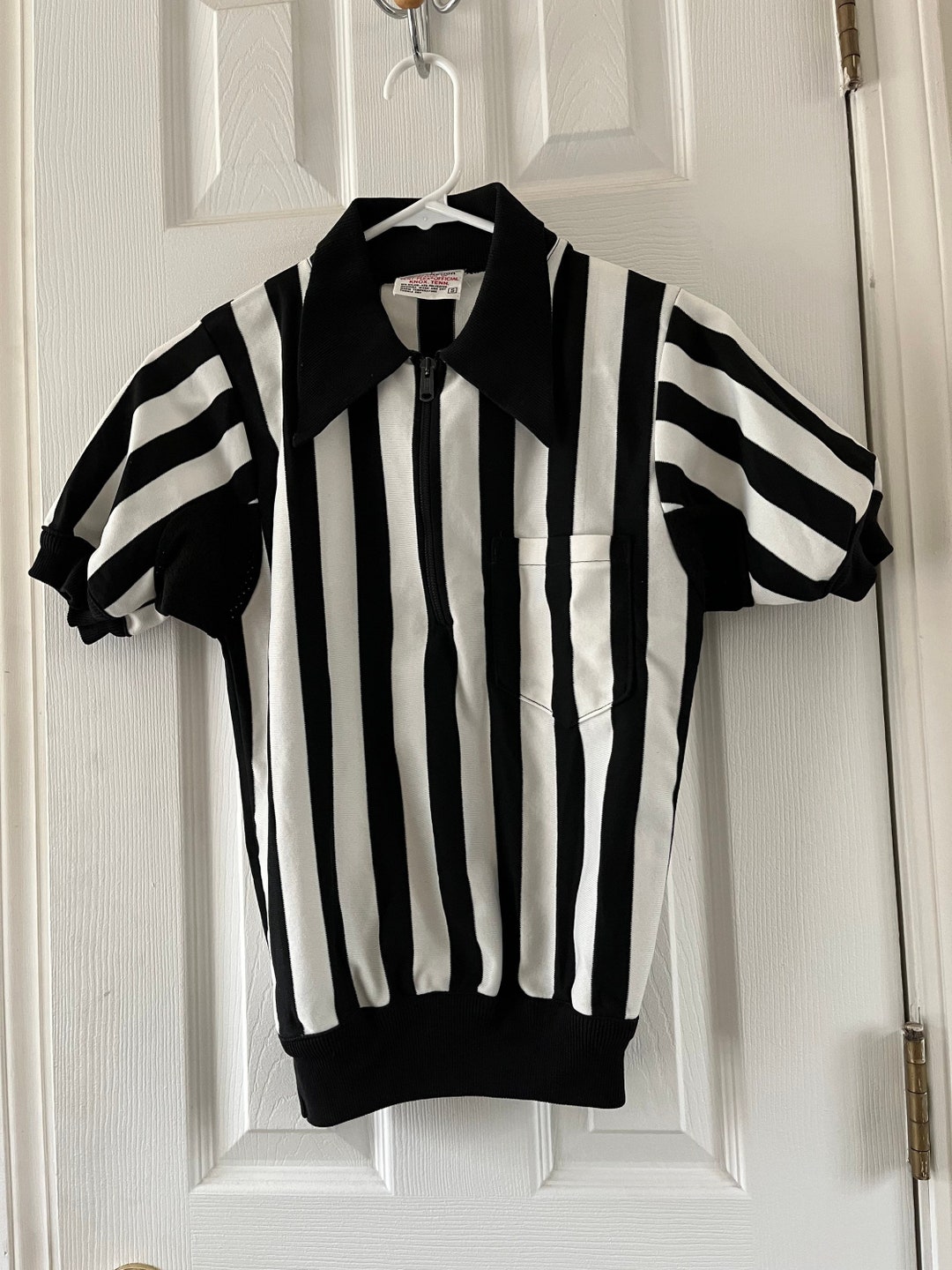 Vtg 1975 Gustoaction Referee Shirt Creator of Vent-flex Official Knox ...